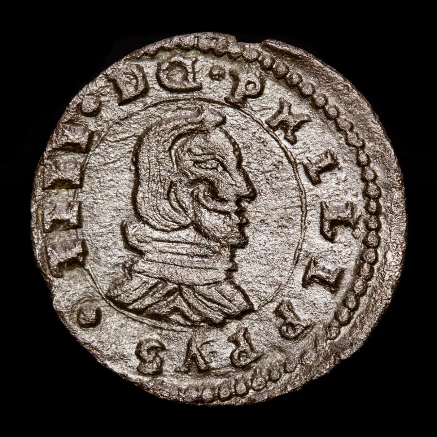 España - Felipe IV (1621-1665) 8 Maravedís, 1661. Madrid. Rara (Aureo ...