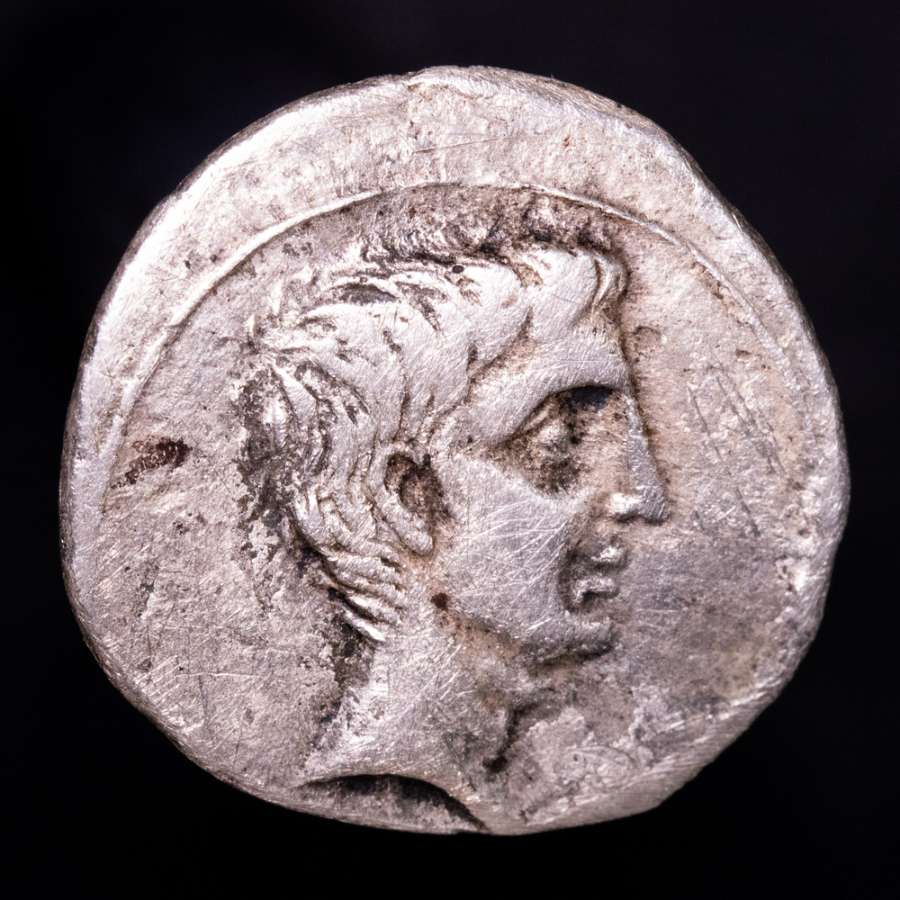 Augusto. Denario. Roma 29 aC. - CAESAR DIVI F, Mercurio | Lucernae ...