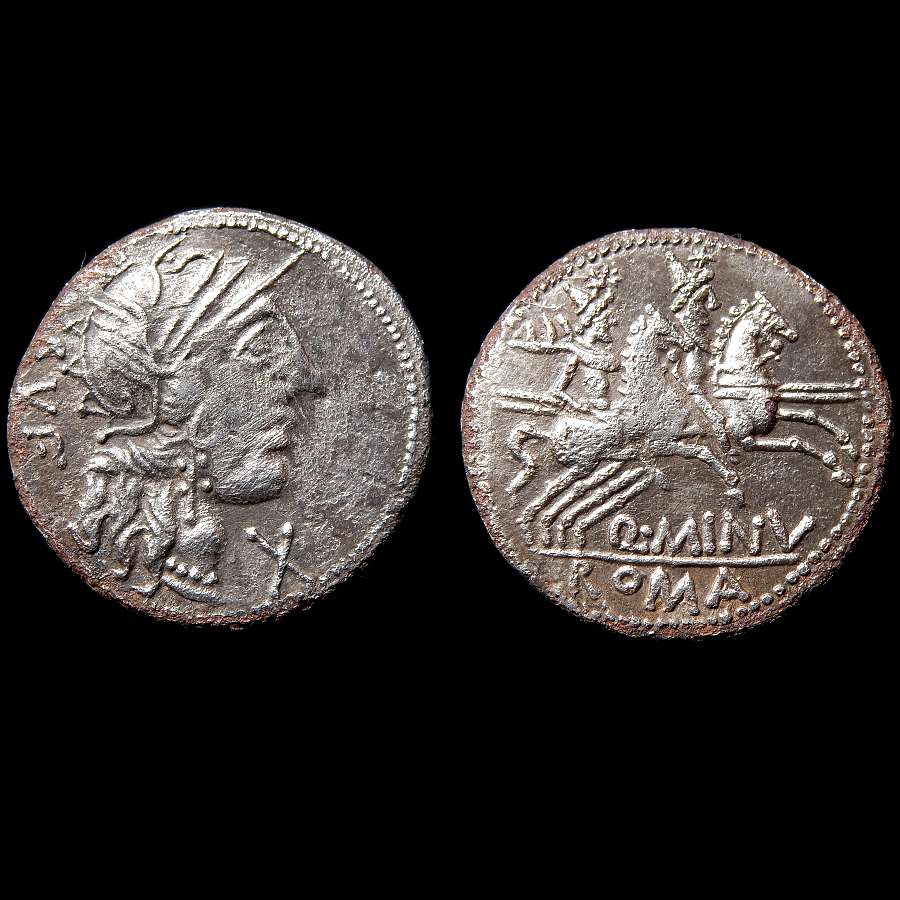 Q Minucius Rufus, Denario 122 a.C., Roma. FORRADO. 761-MA | Lucernae ...
