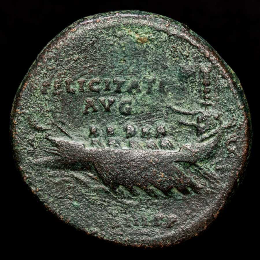 Imperio Romano - Adriano (117-138 d.C.) Sestercio. FELICITATI AVG ...