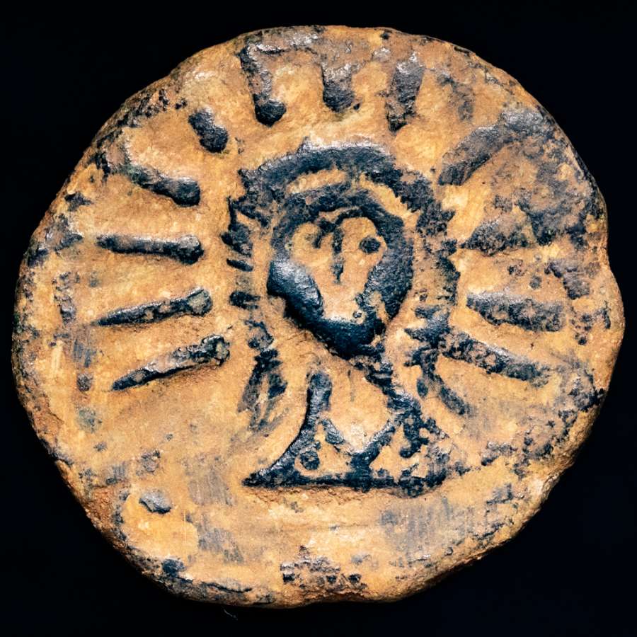 Hispania Antigua Malaca. As, bronce, 100-20 a.C. Helios. | Lucernae ...