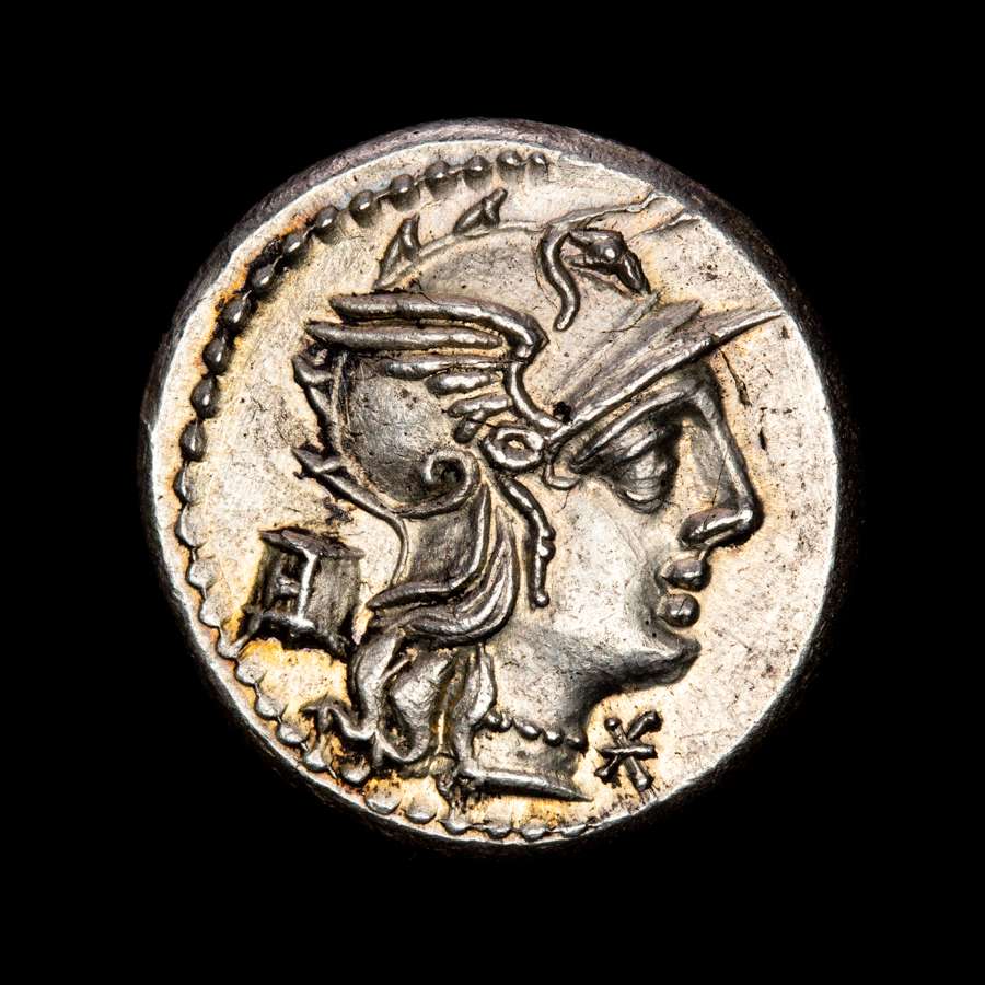 M. Marcius M. f., denario. Roma en 134 d.C. M MARC ROMA. | Lucernae ...