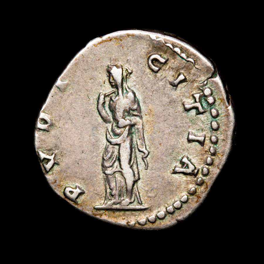 Sabina, 117-136 d.C., Denario de plata, Roma PVDICITIA (137-Sab ...