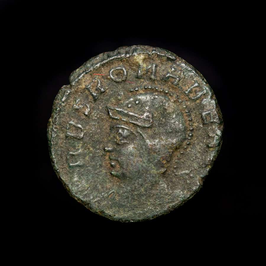 Constantino I, serie conmemorativa fundación de Roma,VRBS ROMA BEATA ...