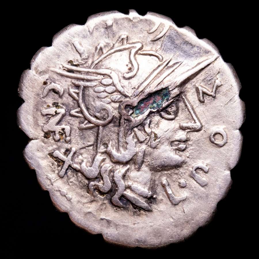 M. Aurelius Scaurus, Denario, Narbo 118 a.C. - Bituitus SCAVRI ...