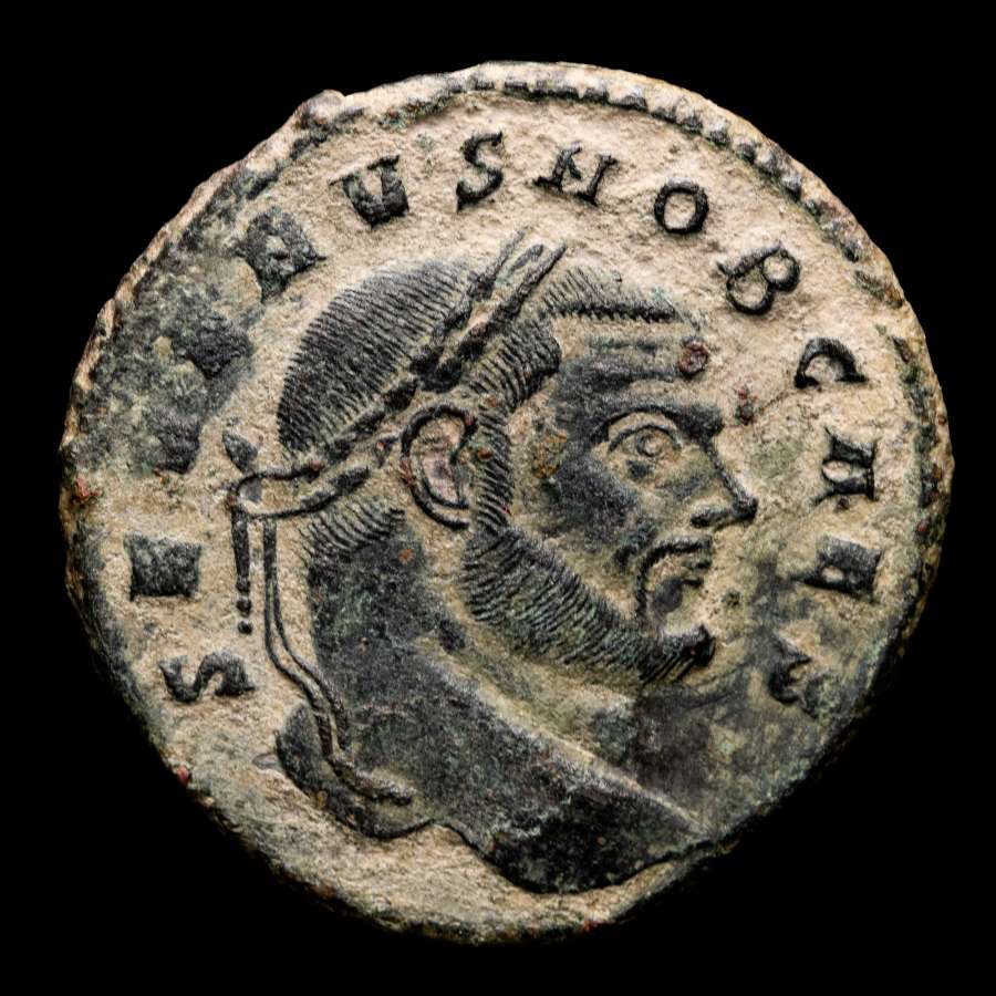 Severo II cesar - Follis. Roma RT. SAC MON VRB AVGG ET CAESS NN ...