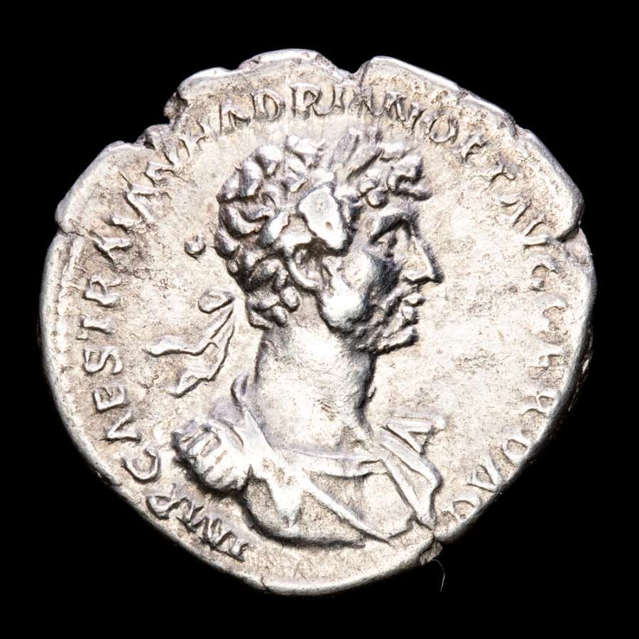 Adriano Denario PARTHIC DIVI TRAIAN AVG FPM TRP COS PP IVSTITIA ...