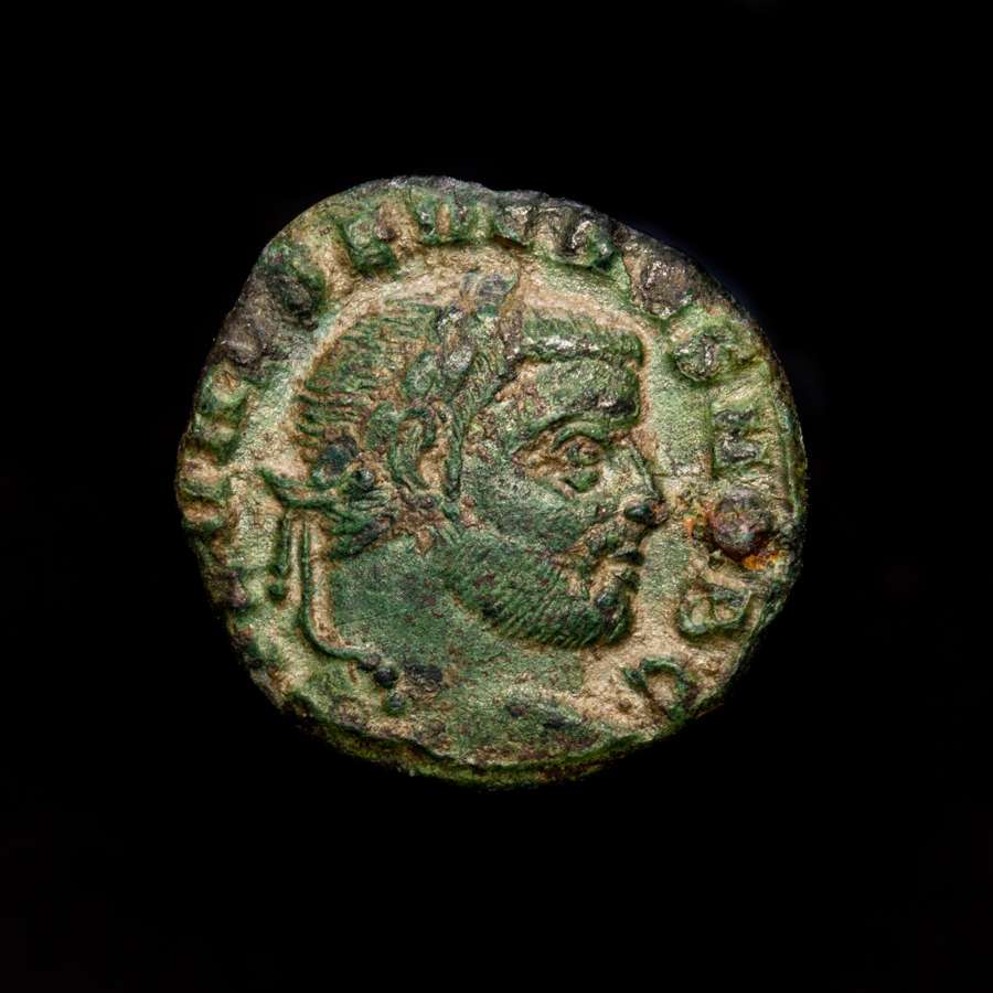 Severo II Cesar, 305 dC Cuarto de Follis GENIO POPVLI ROMANI Siscia ...