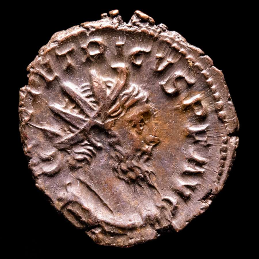 Tetrico I (271-274 d.C.) Antoniniano de bronce, VIRTVS AVGG | Lucernae ...