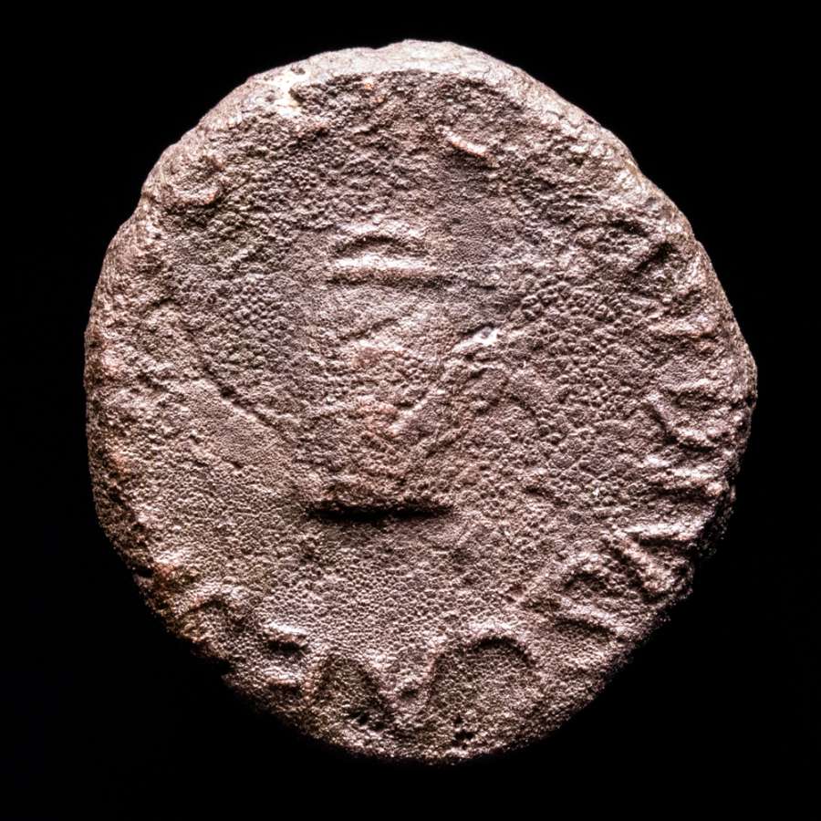 Claudio I - Tres cuadrantes de bronce. Modio y Balanza | Lucernae ...