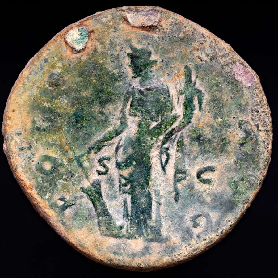 Imperio Romano - Hadrian Sestercio de bronce. Roma | Lucernae Numismática